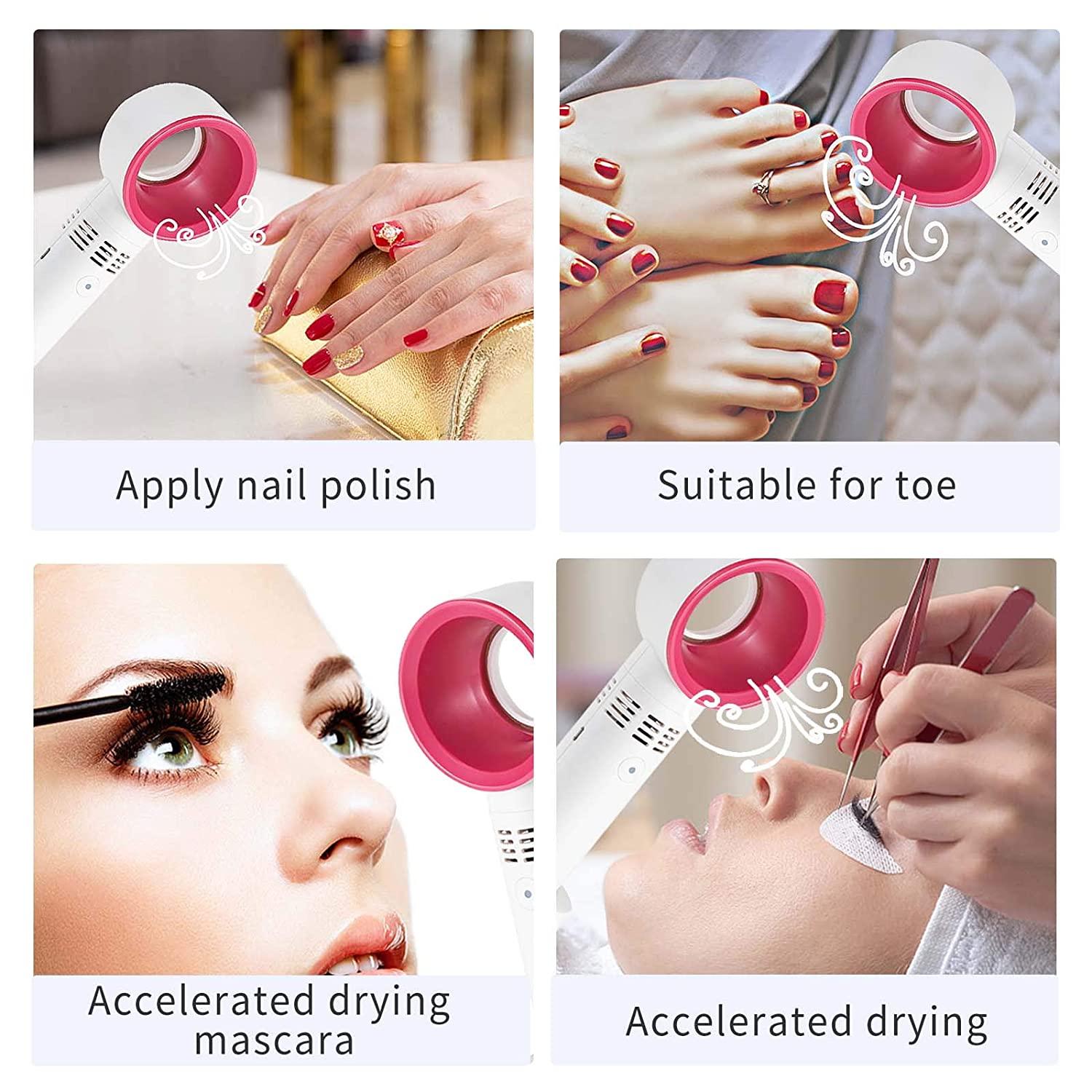 Lash Fan USB Mini Portable Rechargeable Bladeless Fan - Handheld ...