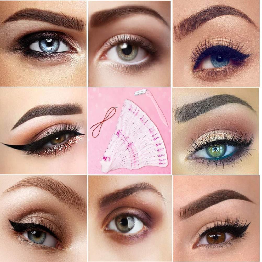 20 Fashionable Styles Eyebrow Stencil Kit for Women - Reusable Template ...