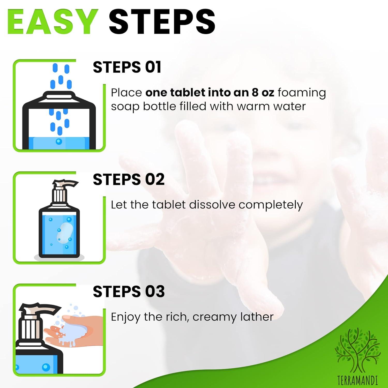 Soap Sense Foaming Hand Soap Tablets 12 Count Pack - Makes 96 fl oz ...