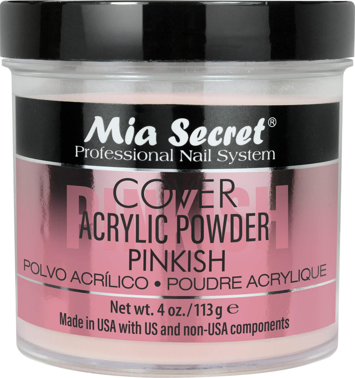 Mia Secret COVER PINKISH Acrylic Powder 4oz - Professional Grade Nail ...