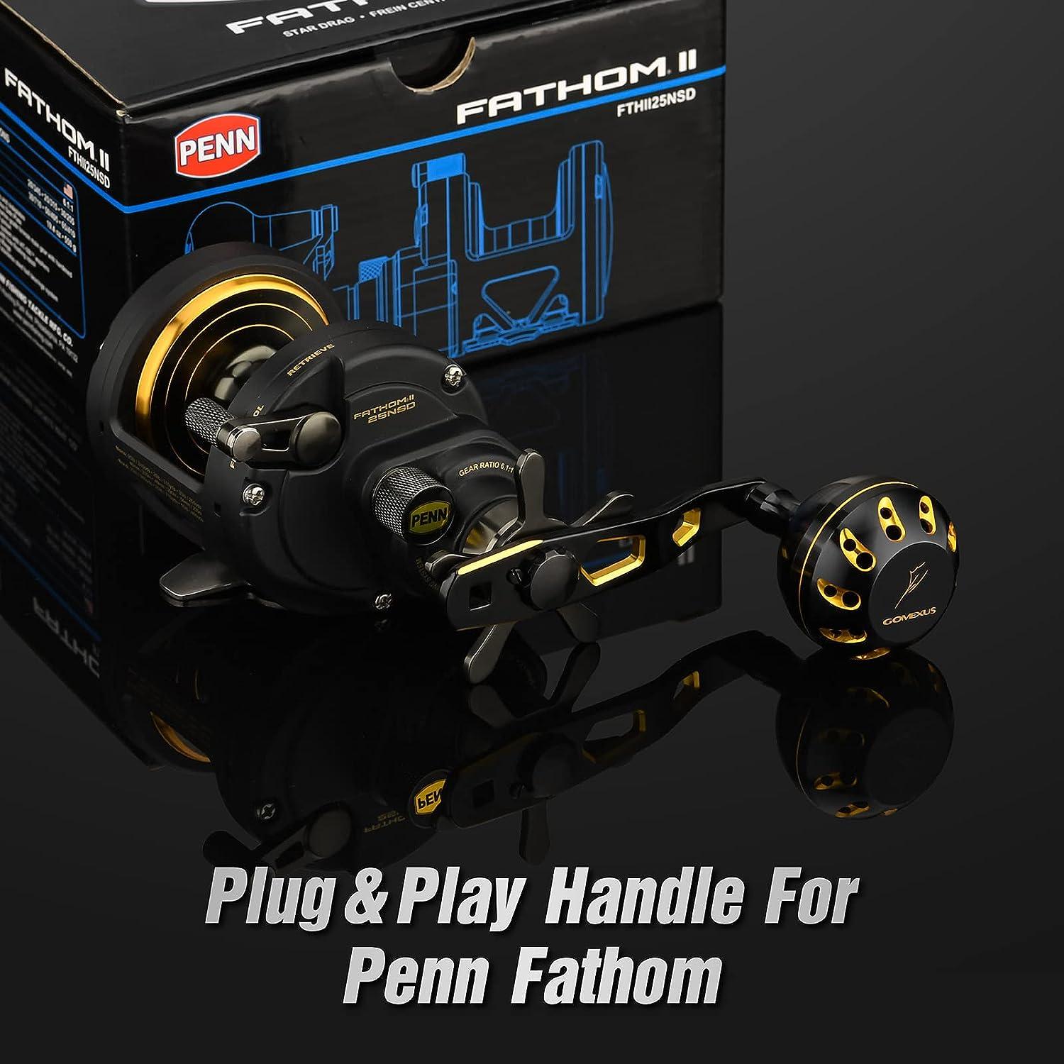 GOMEXUS Power Handle for Penn Squall/Fathom - Upgrade Your Reel with ...