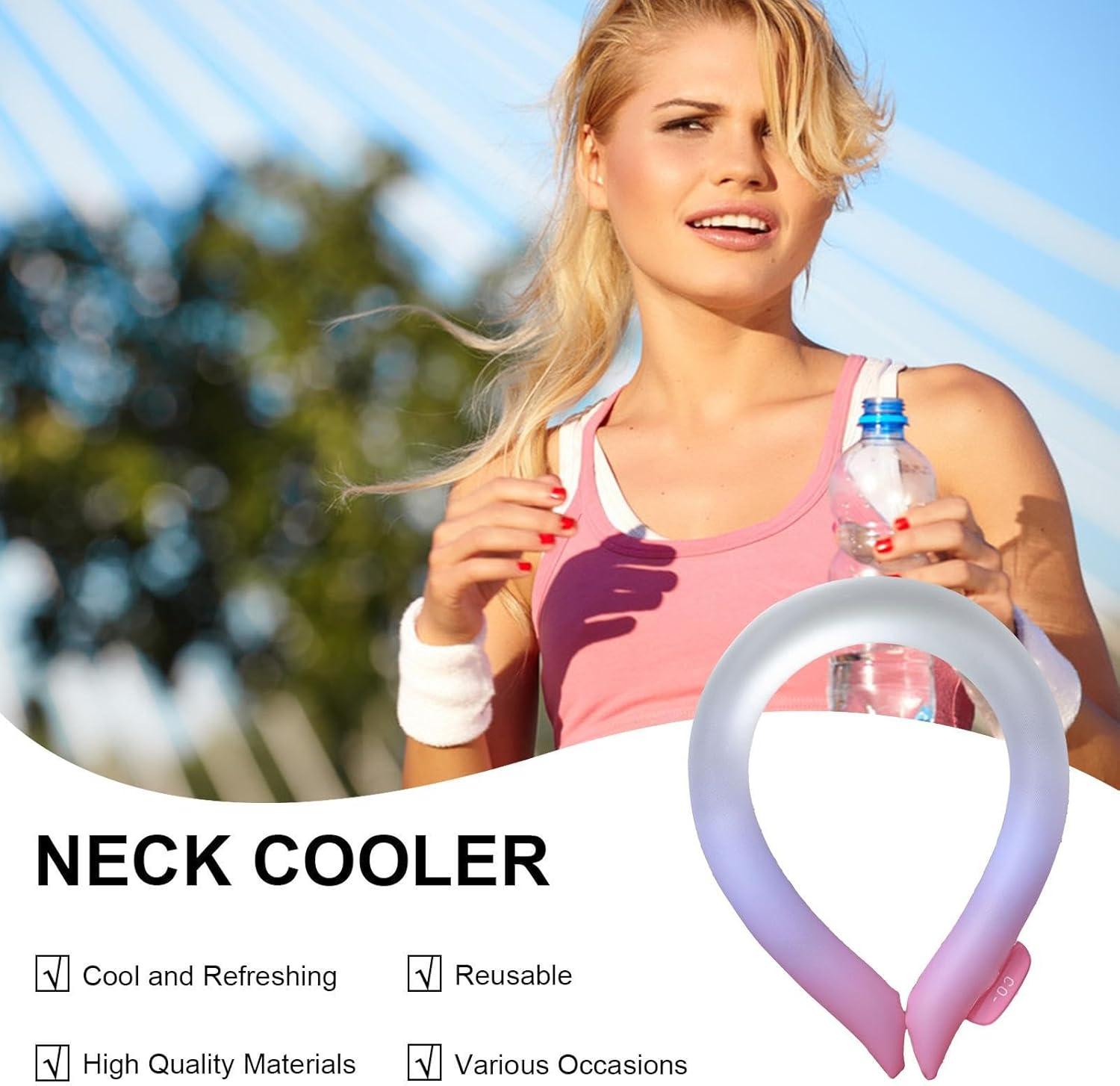 Cooling Neck Wraps Personal Cooling Tube for Hot Weather Wearable Ice ...