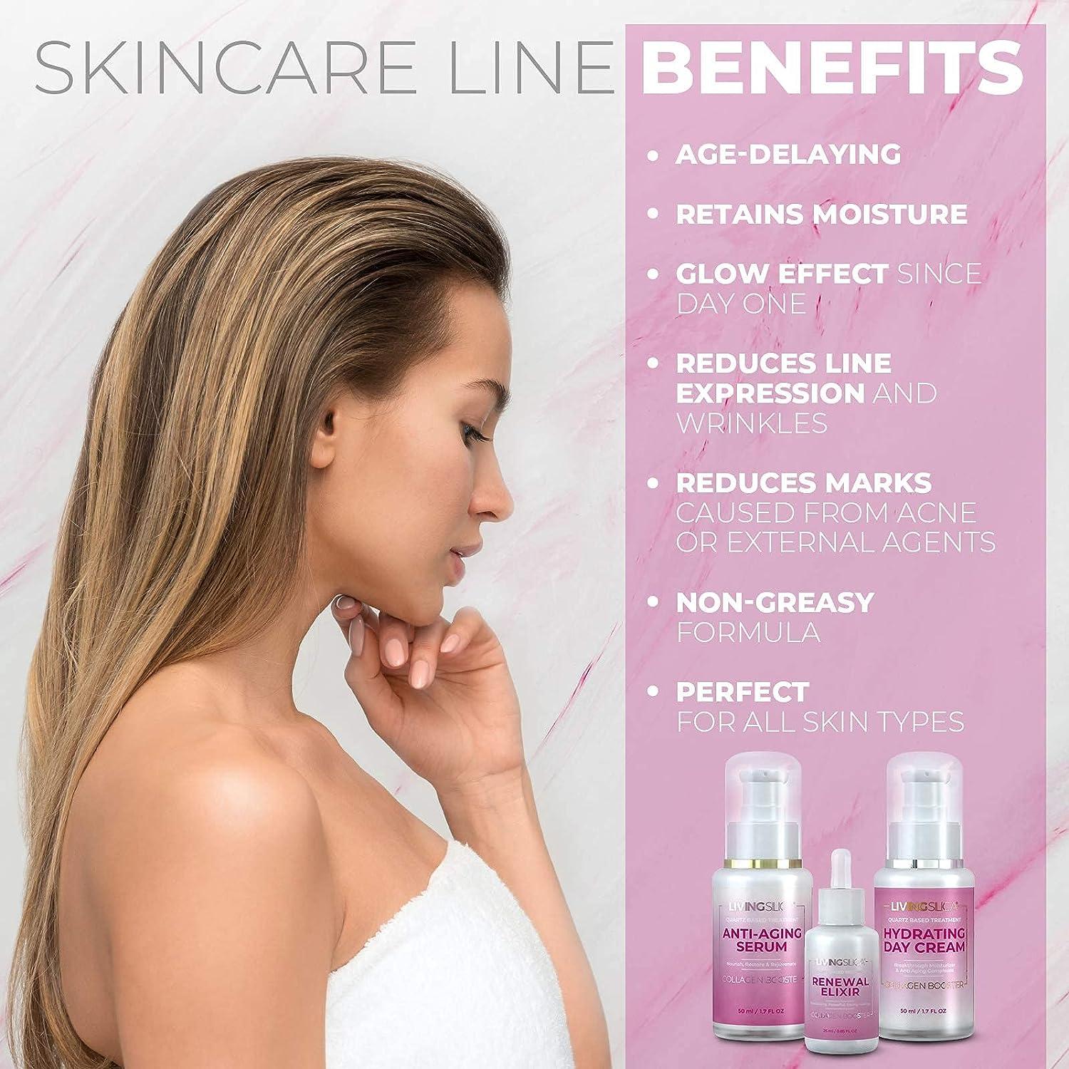 Living Silica Collagen Booster Hydrating Cream 50ml | Clinically Proven ...