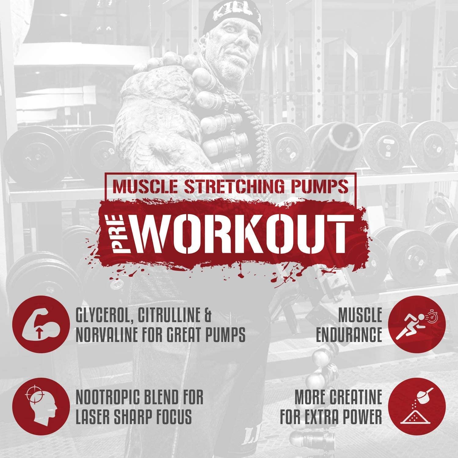 Rich Piana 5% Nutrition Kill It Reloaded Pre-Workout Beach Blast ...