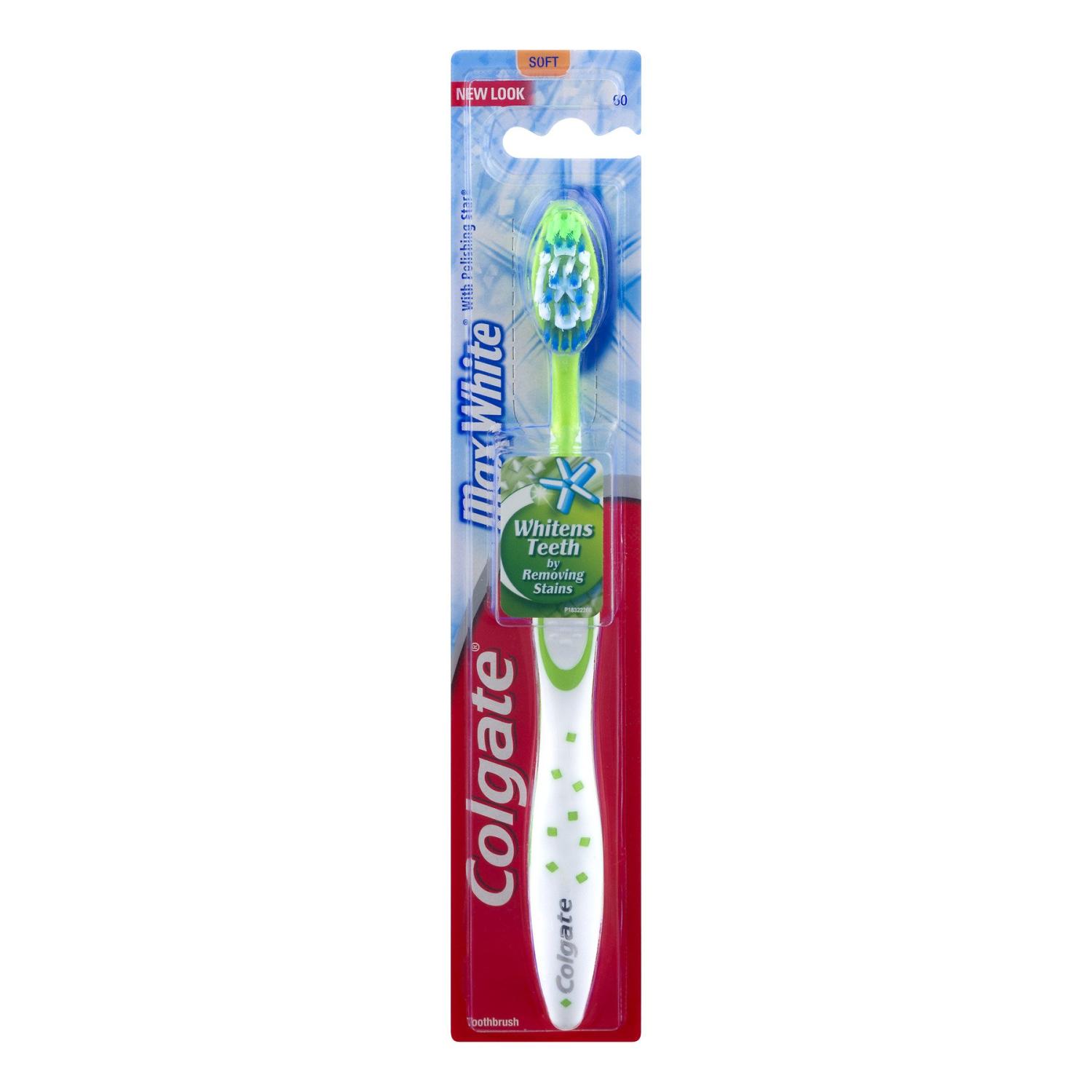 Colgate Max White Full Head Soft Toothbrush - Get a Brighter Smile ...