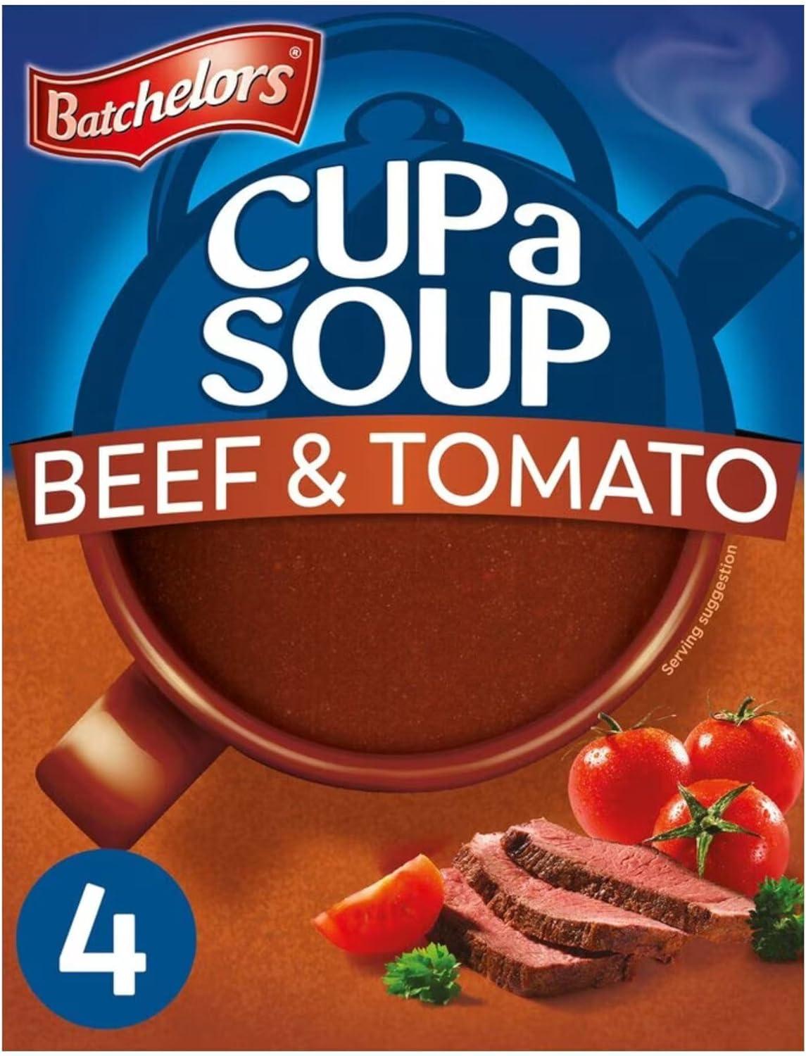 Cup A Soup Bundle with Oxtail Soup (12 Sachets) and Beef & Tomato Soup ...