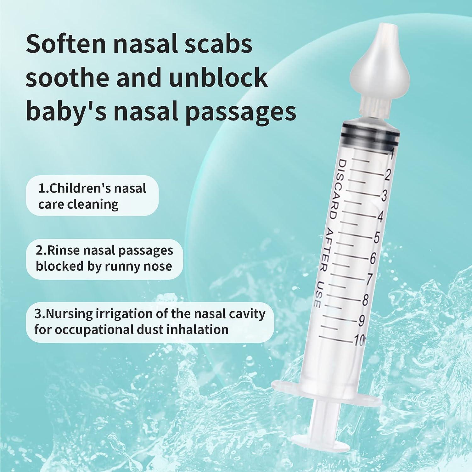 2Pcs Baby Nasal Aspirator Kit - Reusable Silicone Suction Tip ...