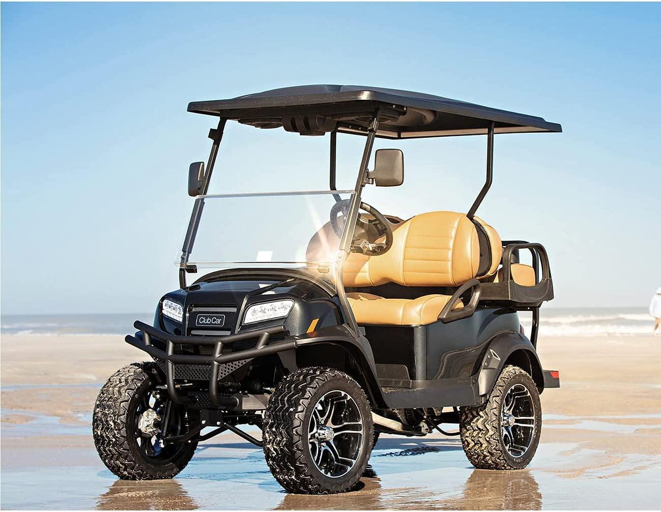 10L0L Golf Cart Side Mirrors - No-Drilling Option - Fits Club Car, EZ ...