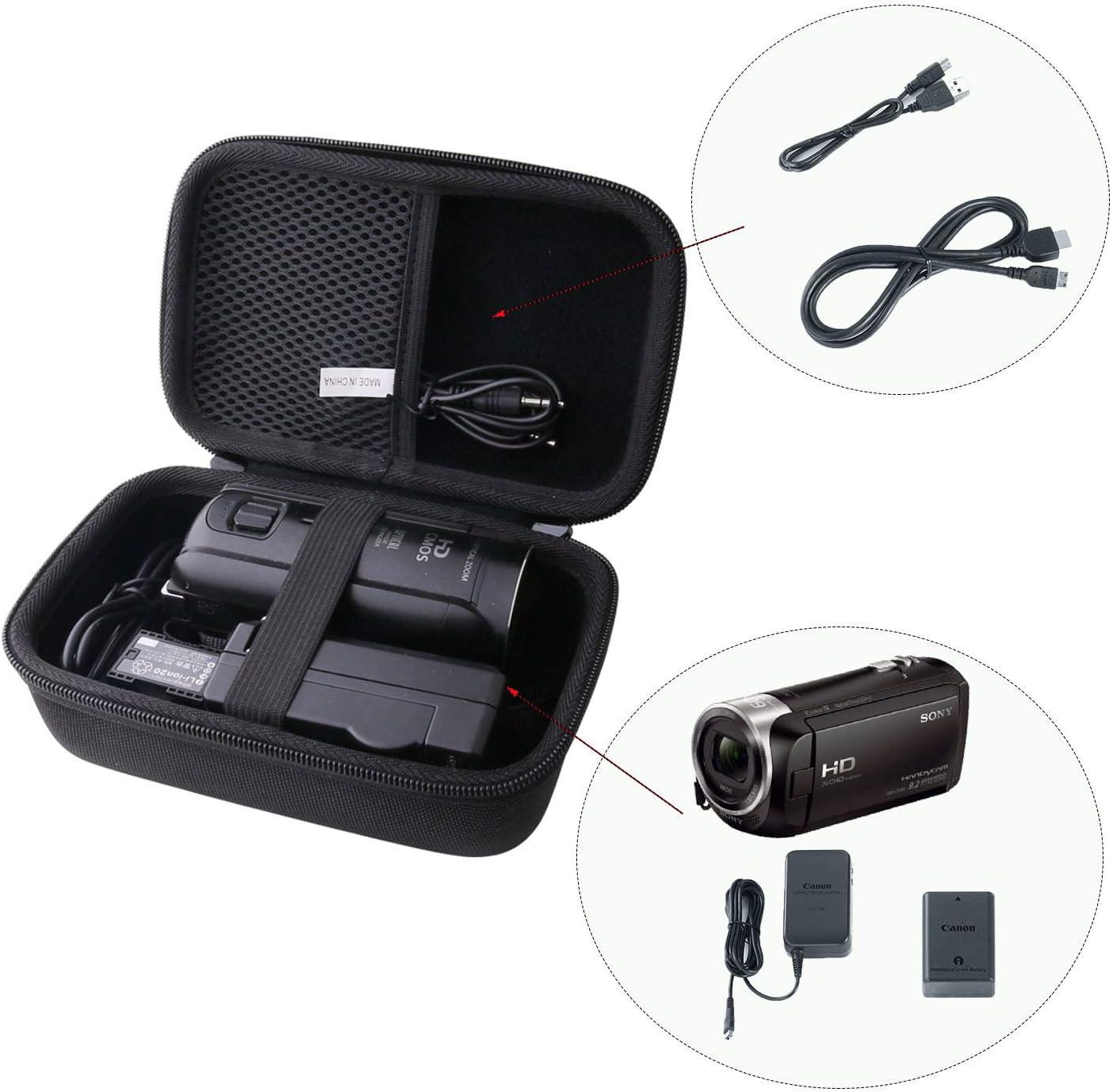 Waiyu Hard Carrying Case for Sony HDRCX405/HDRCX455 Handycam Camcorder ...