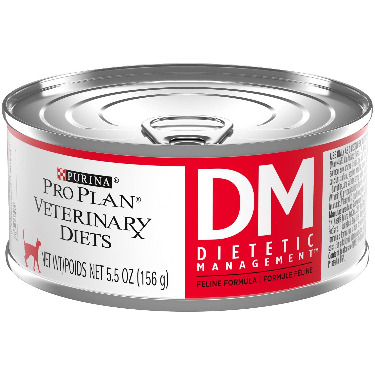 Purina Pro Plan Veterinary DM Dietetic Management Wet Cat Food - 24x5.5 ...