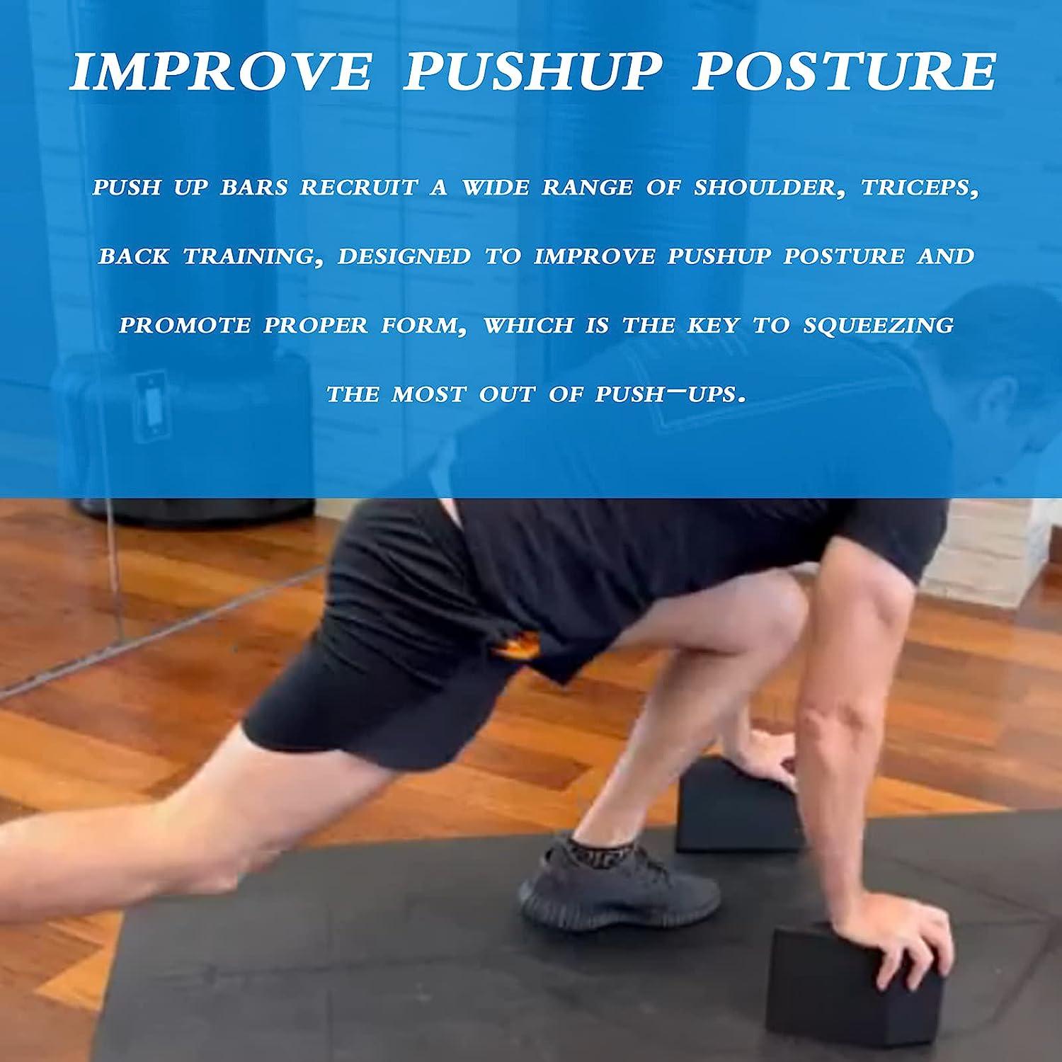 2 Pack Squat Wedge Blocks - Non Slip Heel Elevated Squat Ramp for Men ...