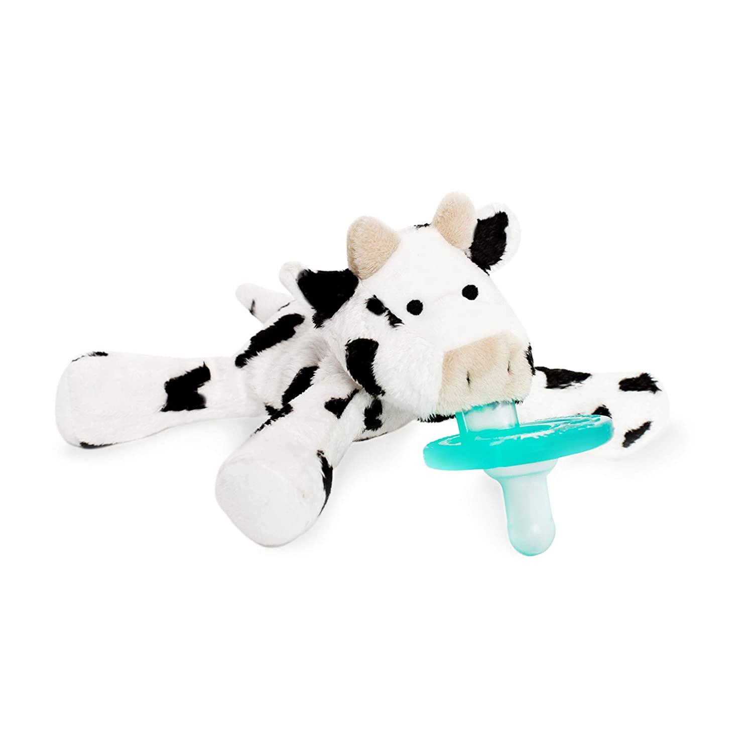 WubbaNub Cow Infant Pacifier | Adorable Animal Design | Soothing Baby ...