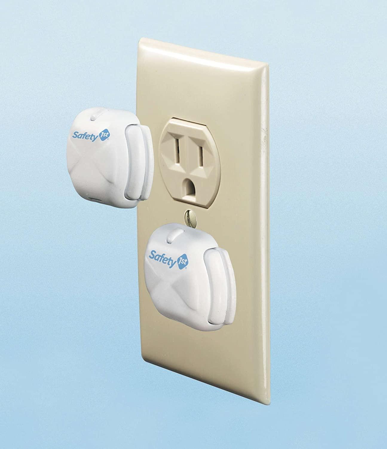 Safety 1st Deluxe Press Fit Outlet Plugs 8 Count 8 Count (Pack of 1 ...