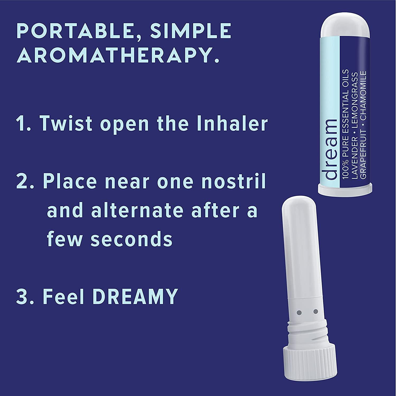 MOXE Dream Nasal Inhaler, Essential Oil Blend, Calming, Relaxing ...
