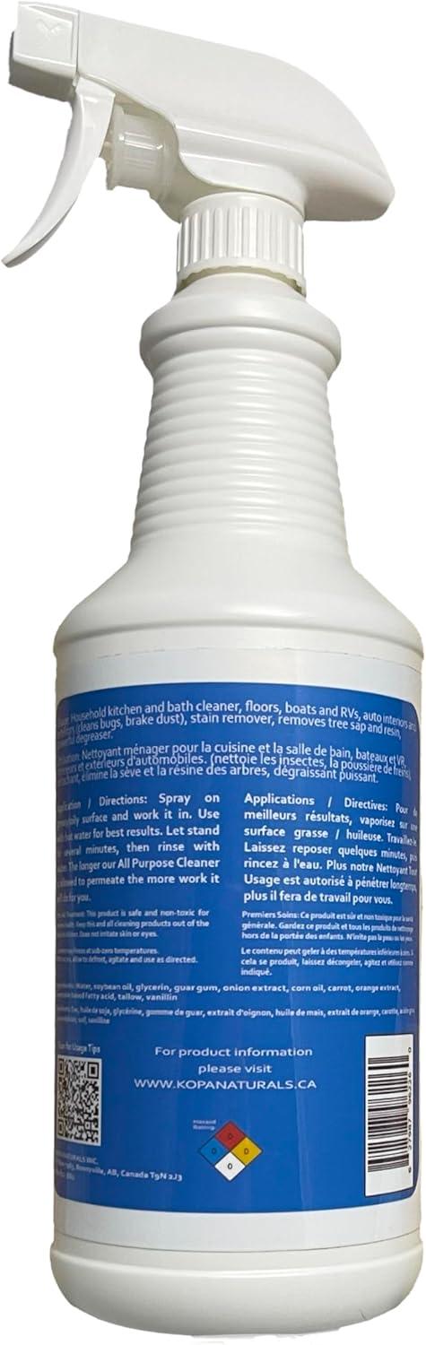 Kopa Naturals All Purpose Cleaner Multi-Surface Cleaning Spray All ...