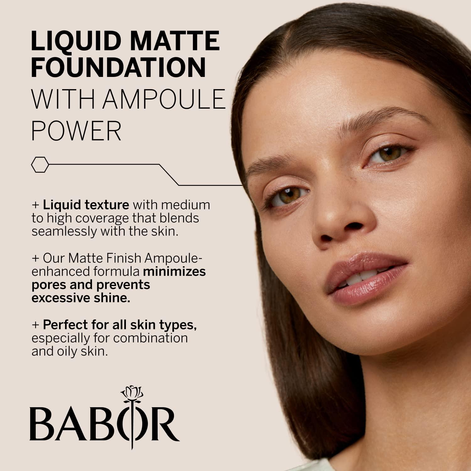 Babor Matte Finish Foundation - Natural | Long-lasting, Natural ...
