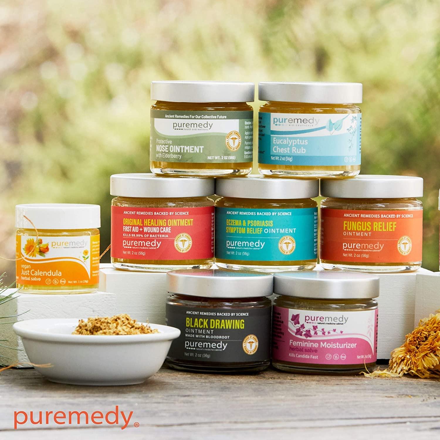 Puremedy Fungus Relief Ointment - All Natural Homeopathic Salve for ...