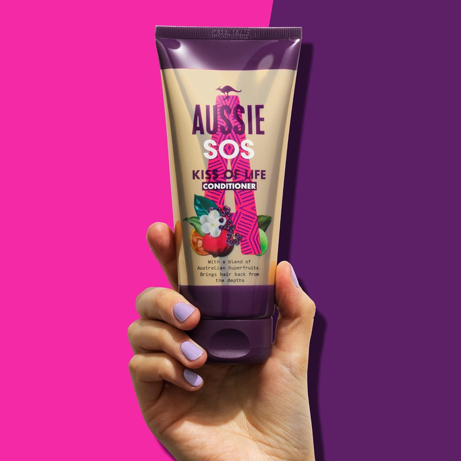 Aussie SOS Kiss Of Life Vegan Hair Repair Treatment 200ml - Australian ...