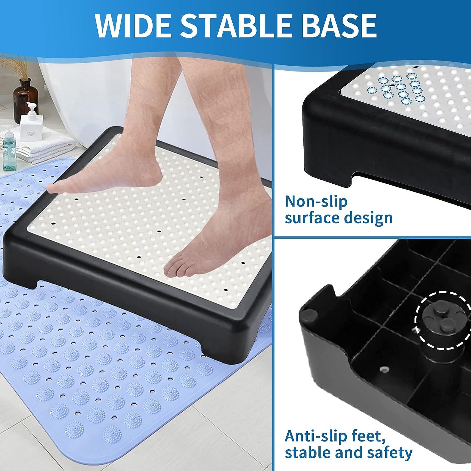 Large Size Step Stool for Elderly - Sturdy & Portable Half-Step with ...