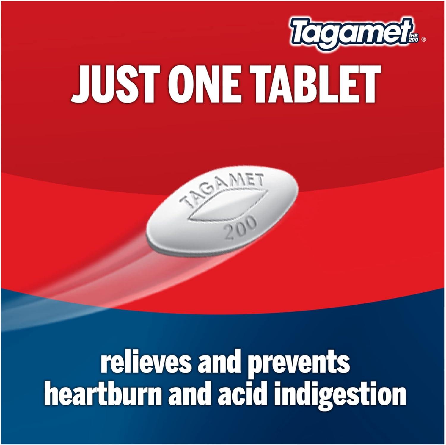 Tagamet HB 200mg Cimetidine Acid Reducer & Heartburn Relief - 70 Count ...