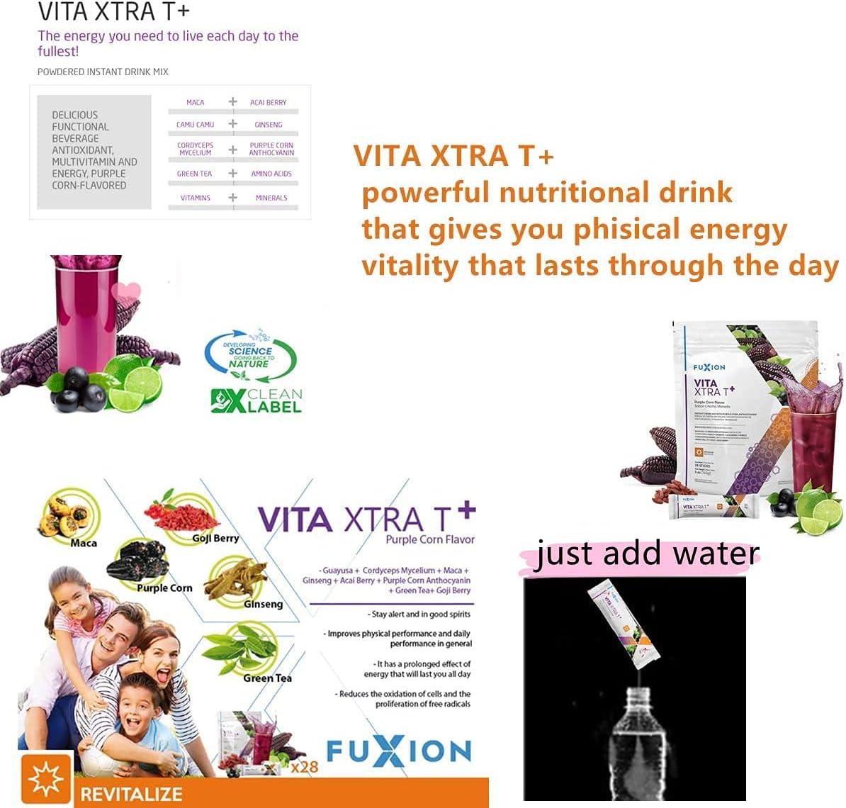 Fuxion Vita Xtra T-Mix Fast Acting Energizing Tea - All Natural Herbs ...