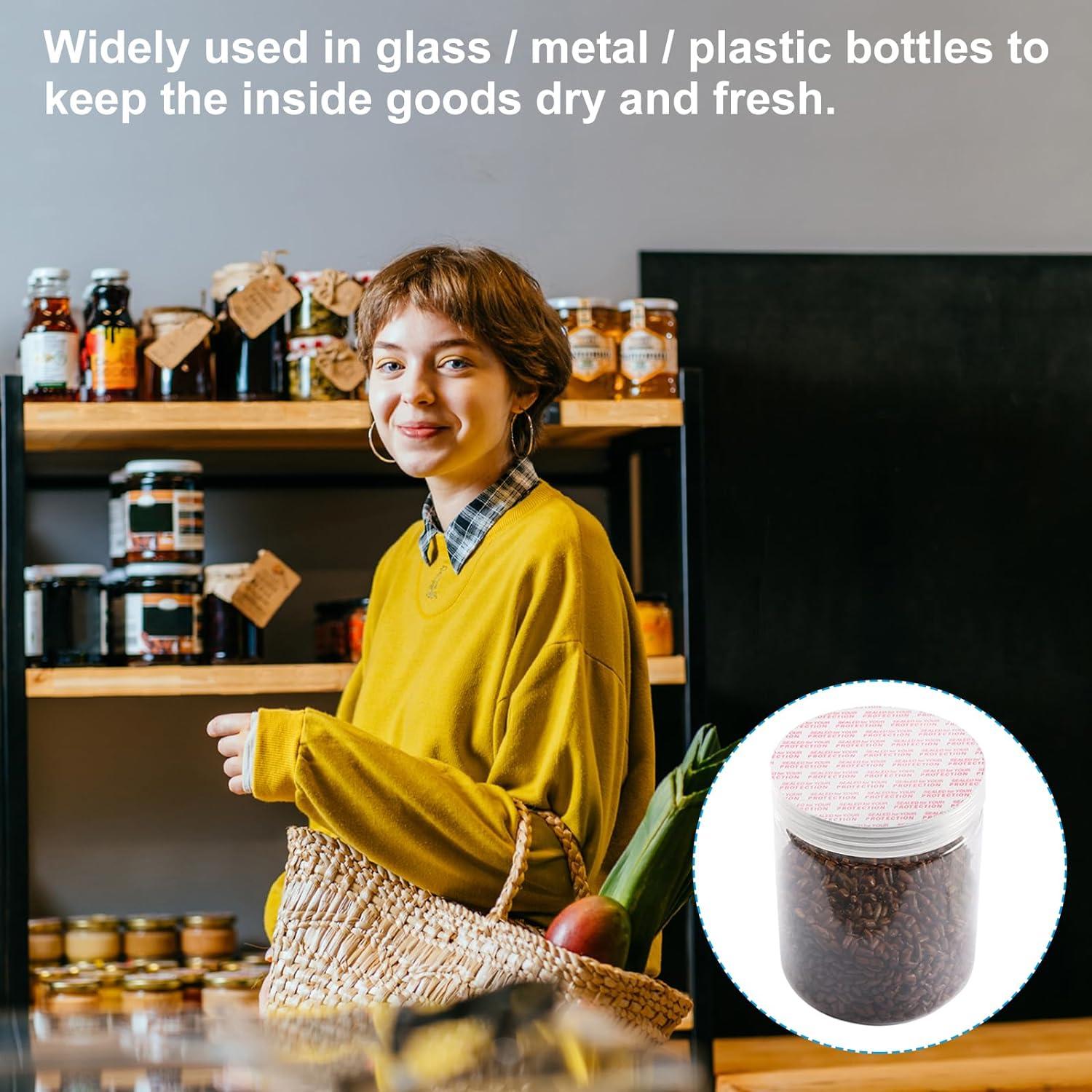 PATIKIL 50mm/2inch Foam Lid Liner 100Pcs PS Foam Resistant Tamper ...