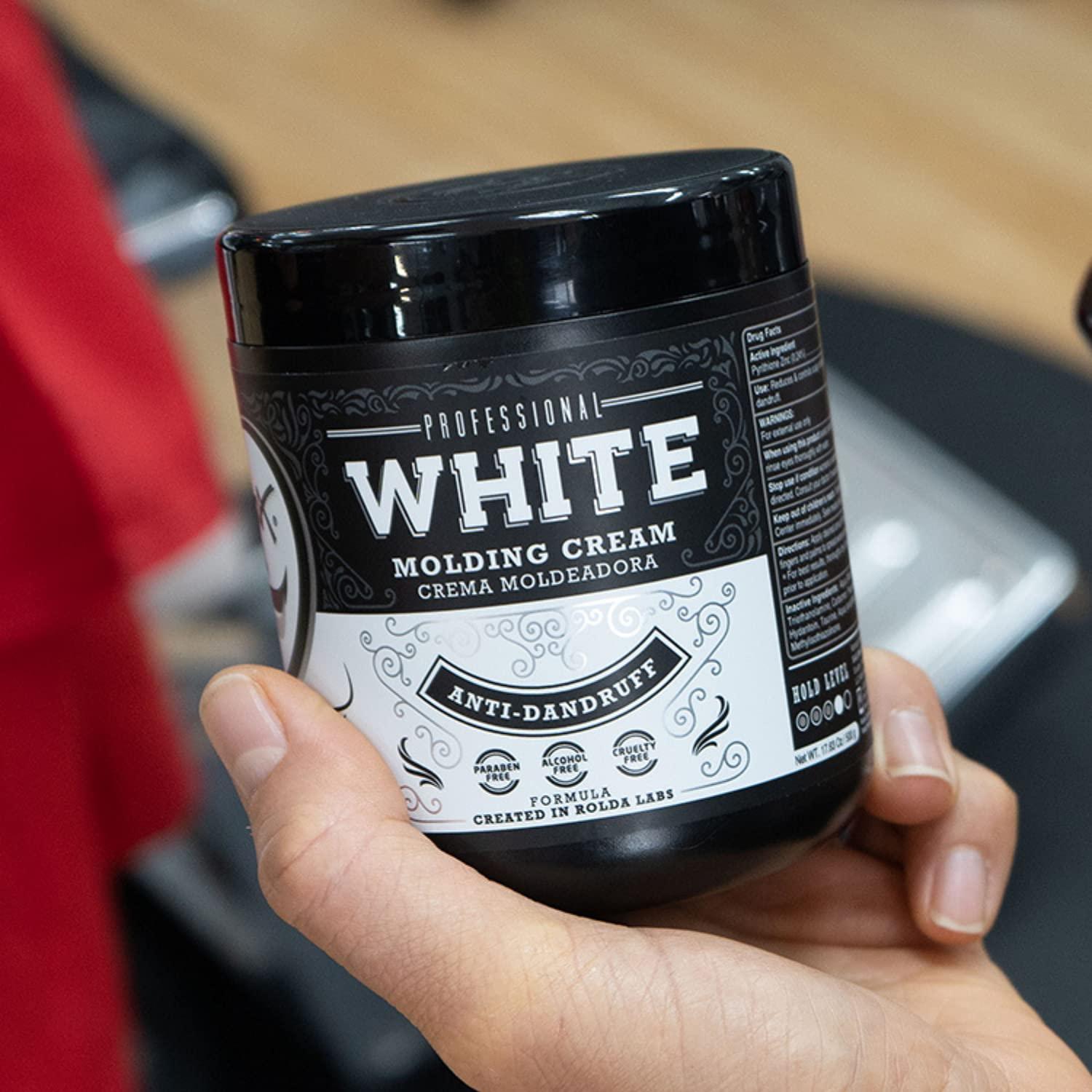 Rolda White Molding Cream Anti Dandruff 17.6oz - Gentle Hair Styling ...
