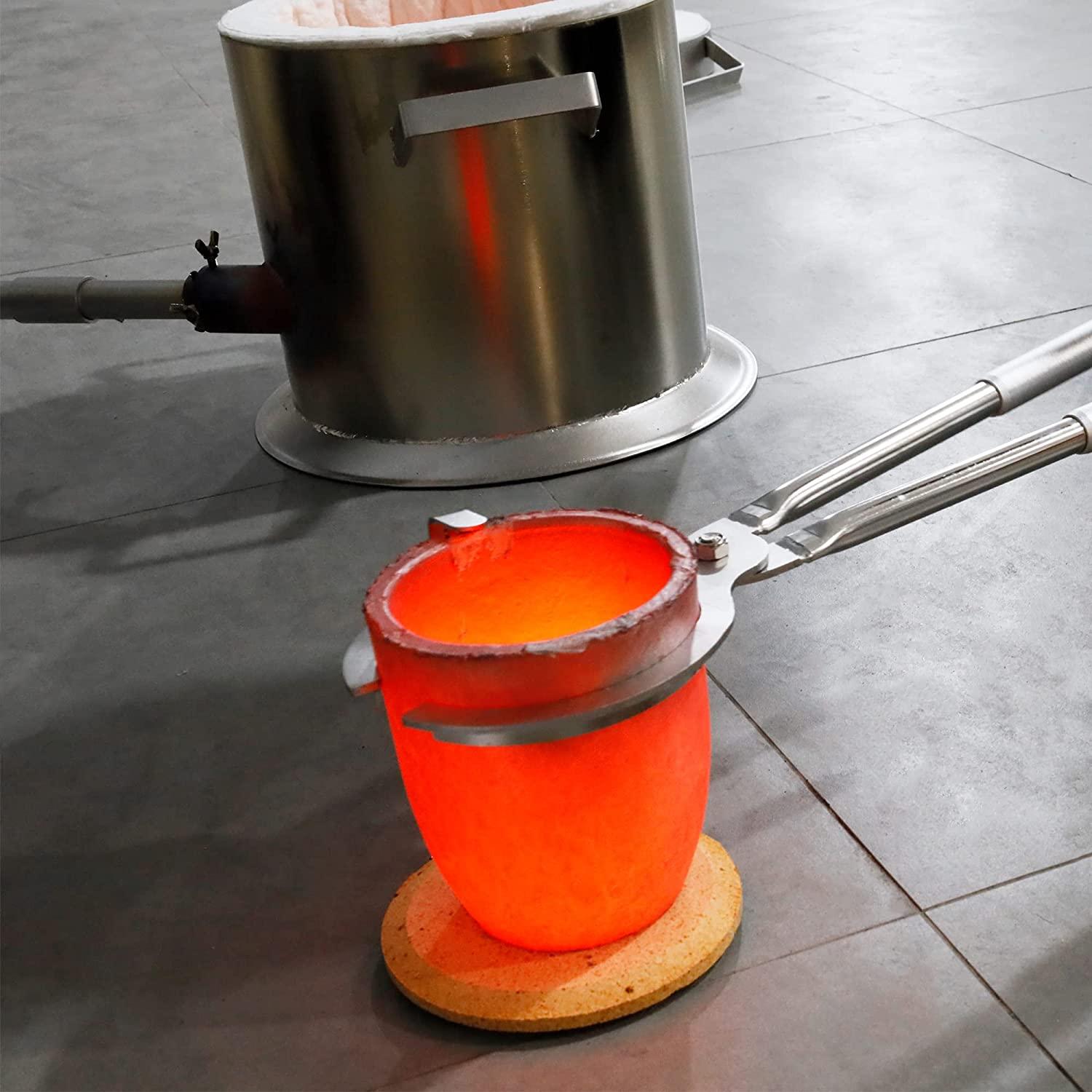 Gongyi #1 Clay Graphite Crucible 2.2lbs-1kg for Metal Melting Casting ...