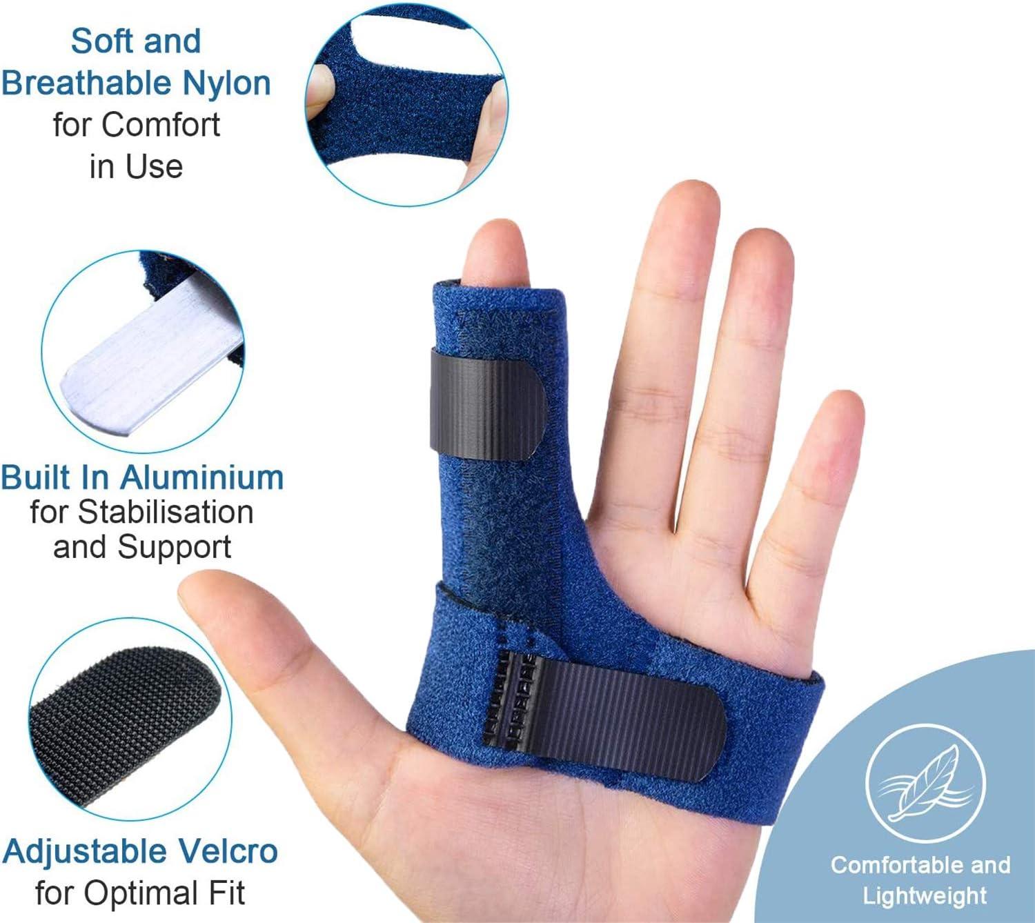 Aluminium Trigger Finger Splint for Arthritis Pain Relief - Left Hand ...