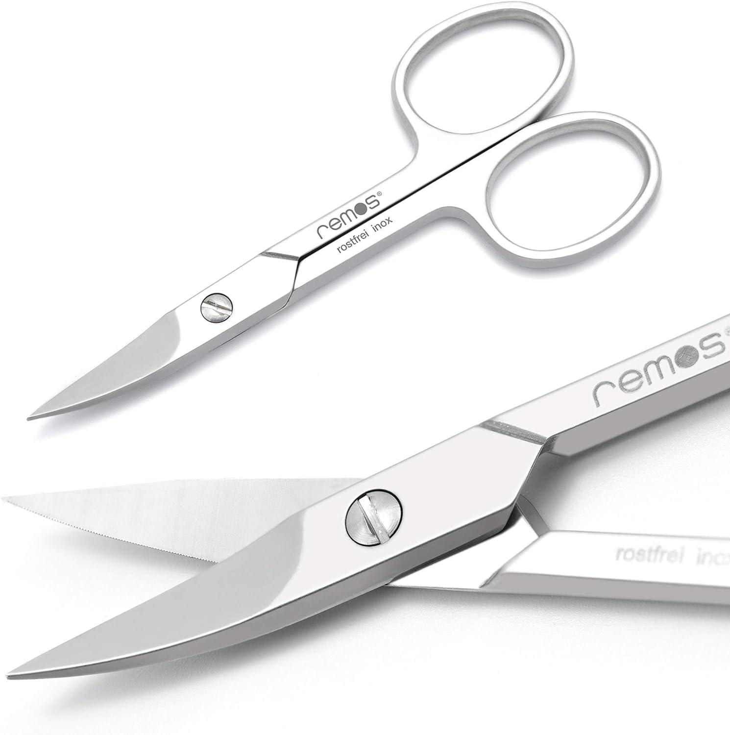 REMOS Stainless INOX Toenail Scissors 10.5cm - Precise Toenail Cutting ...