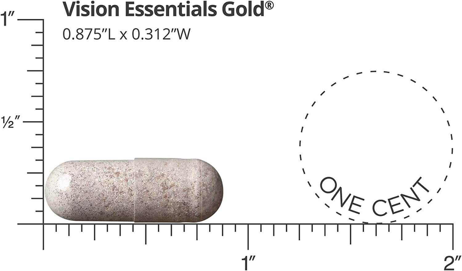 Dr. Whitaker Vision Essentials Gold - 120 Capsules for Optimal Eye ...