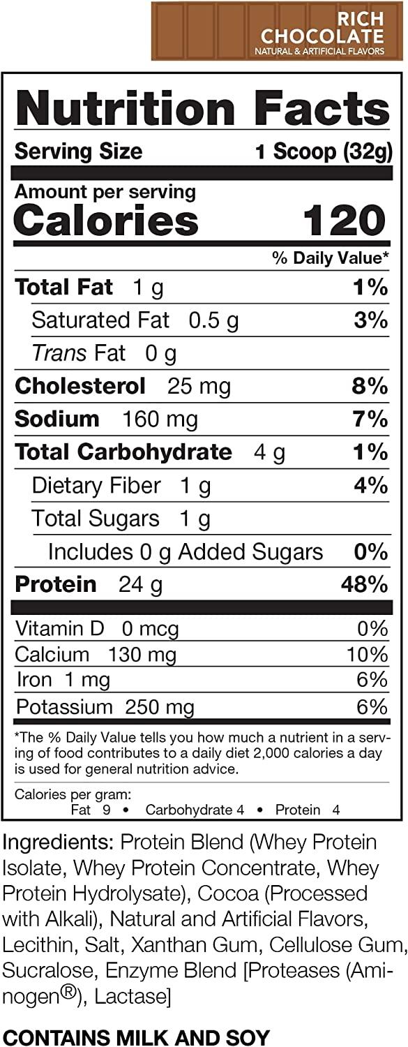 Rival Whey - Rich Chocolate 5lbs Chocolate 5 Pound (Pack of 1) | Buy ...