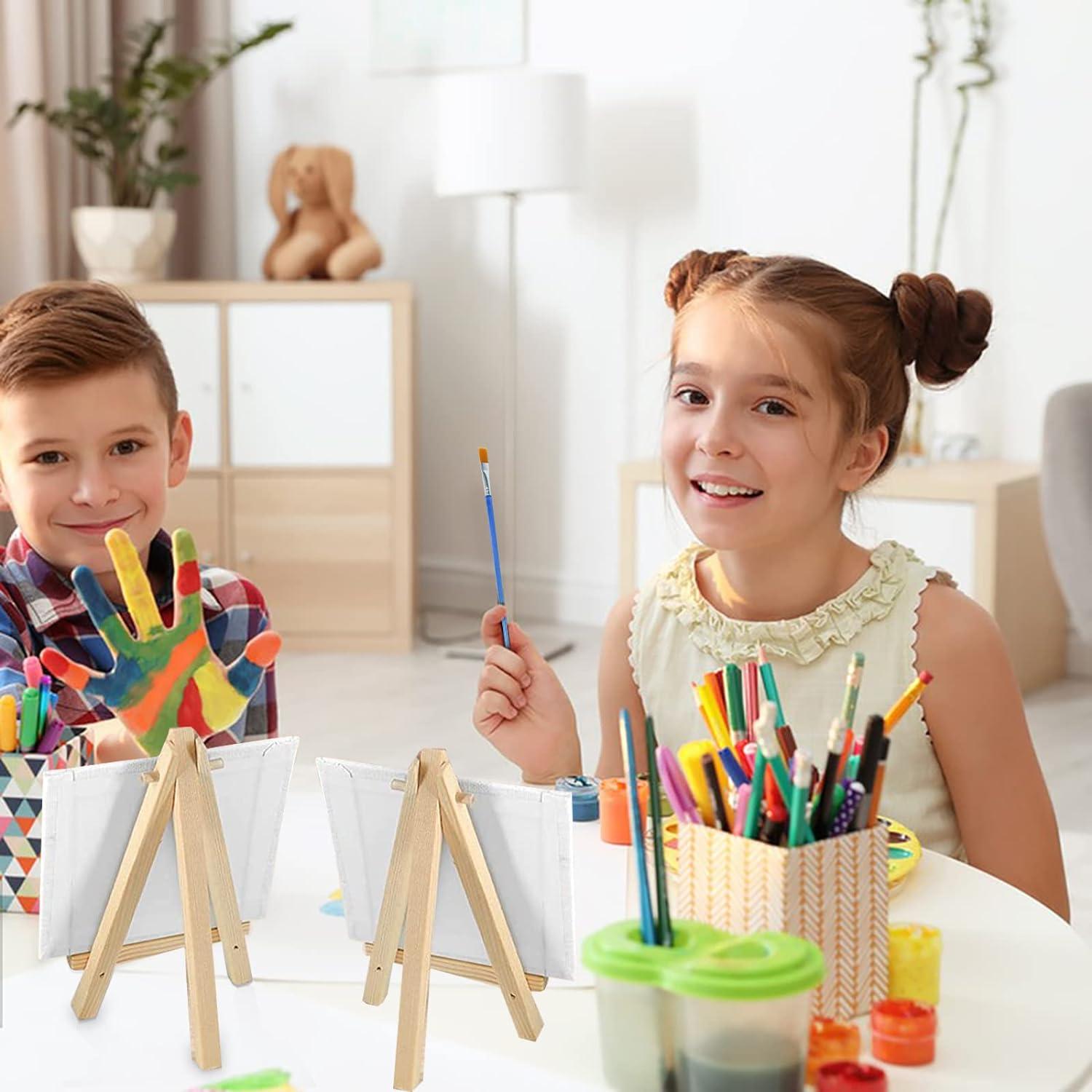 Rismise Painting Cake Topper Art Paint Cake Topper Paint Brush Canvases ...