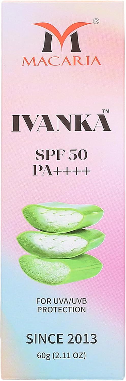 Macaria Ivanka SPF 50 PA++++ Sunscreen for Men Women & All Skin Types ...