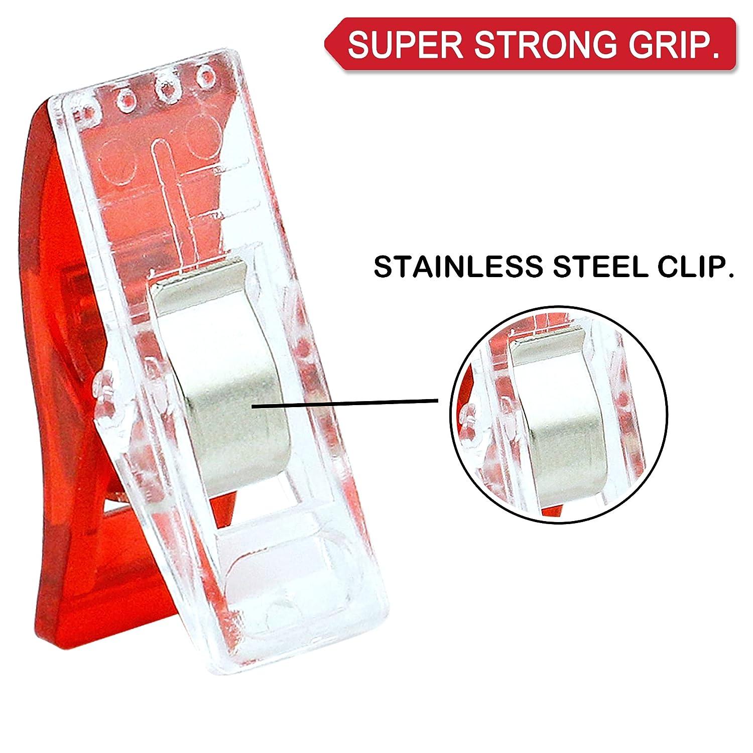 BamLue 120pc Multi-Color Sewing Clips for Crafting, Quilting, and ...