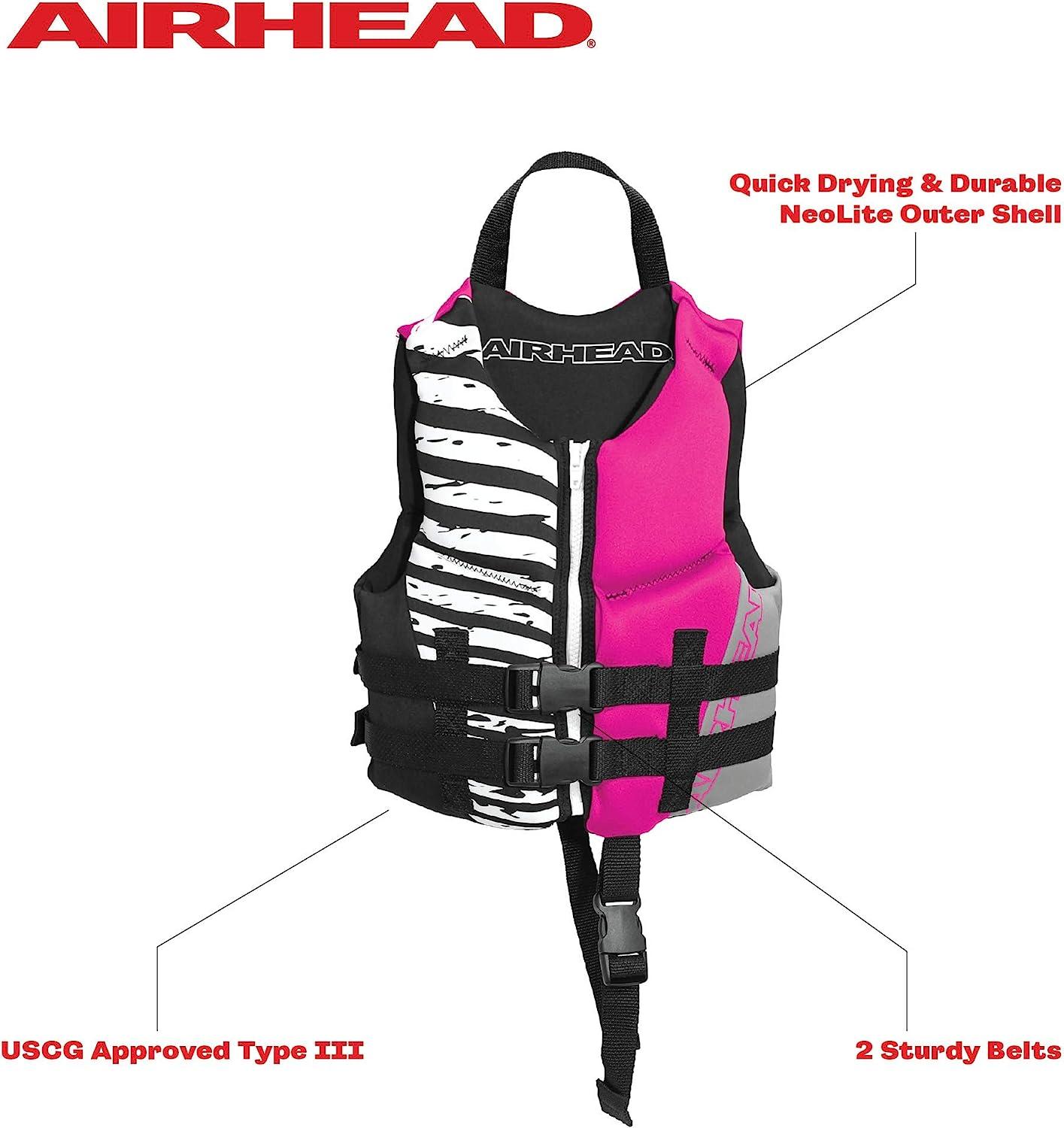 Airhead Wicked Kwik-Dry NeoLite Flex Life Jacket US Coast Guard ...
