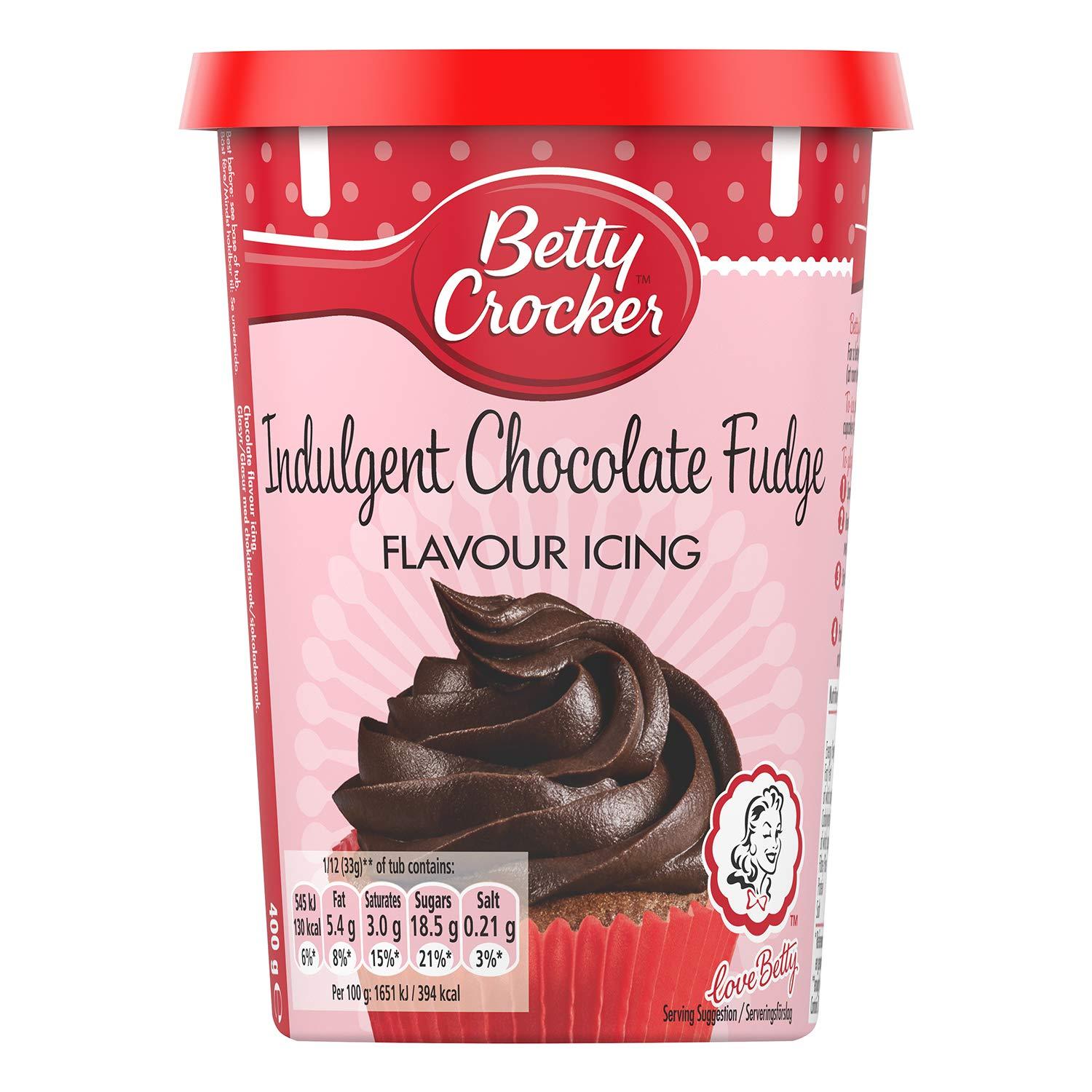 Buy Betty Crocker Chocolate Fudge Icing 400g - Perfect for Chocolate ...