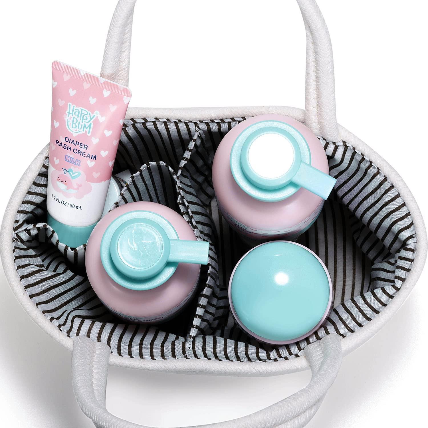 Happy Bum Baby Bath Set with Body Wash, Shampoo, Lotion, Face & Diaper ...