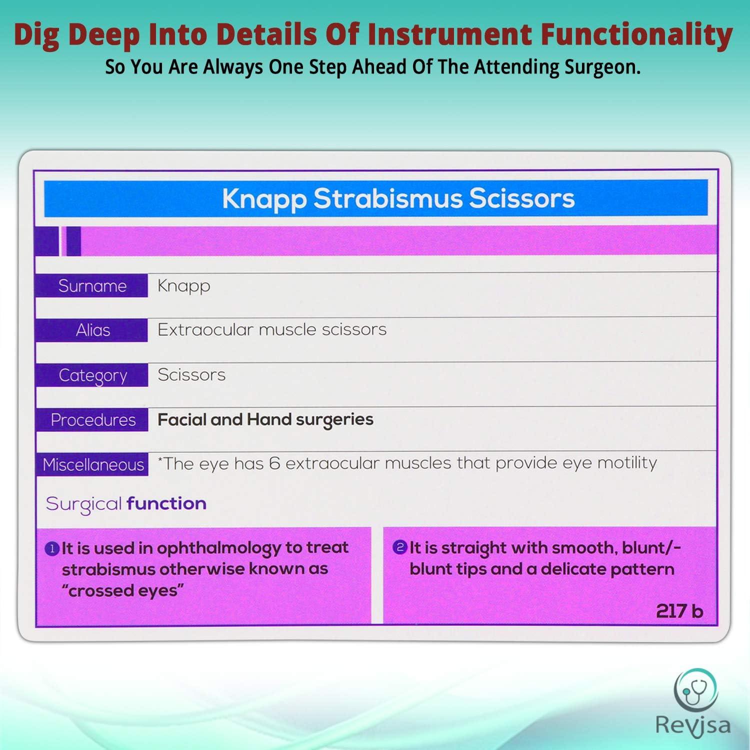 Surgical Instrumentation Flashcard for Technologists Exam For Medical ...