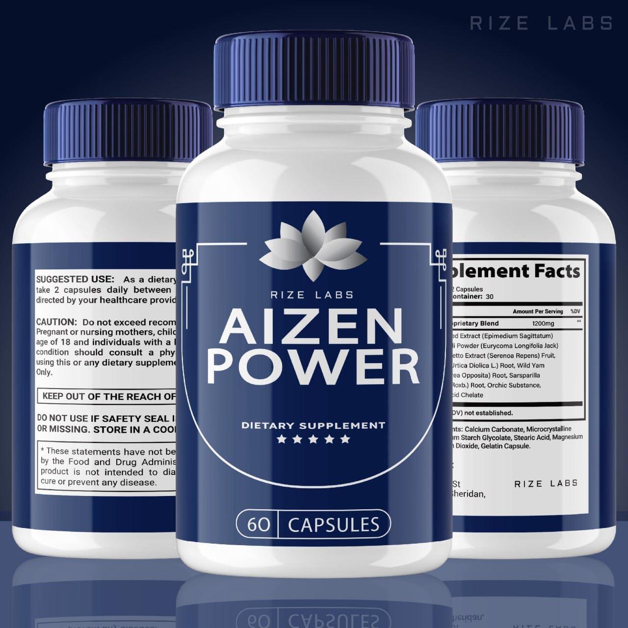 Aizen Power for Men - All Natural Supplement (5 Pack) | Boost Energy ...