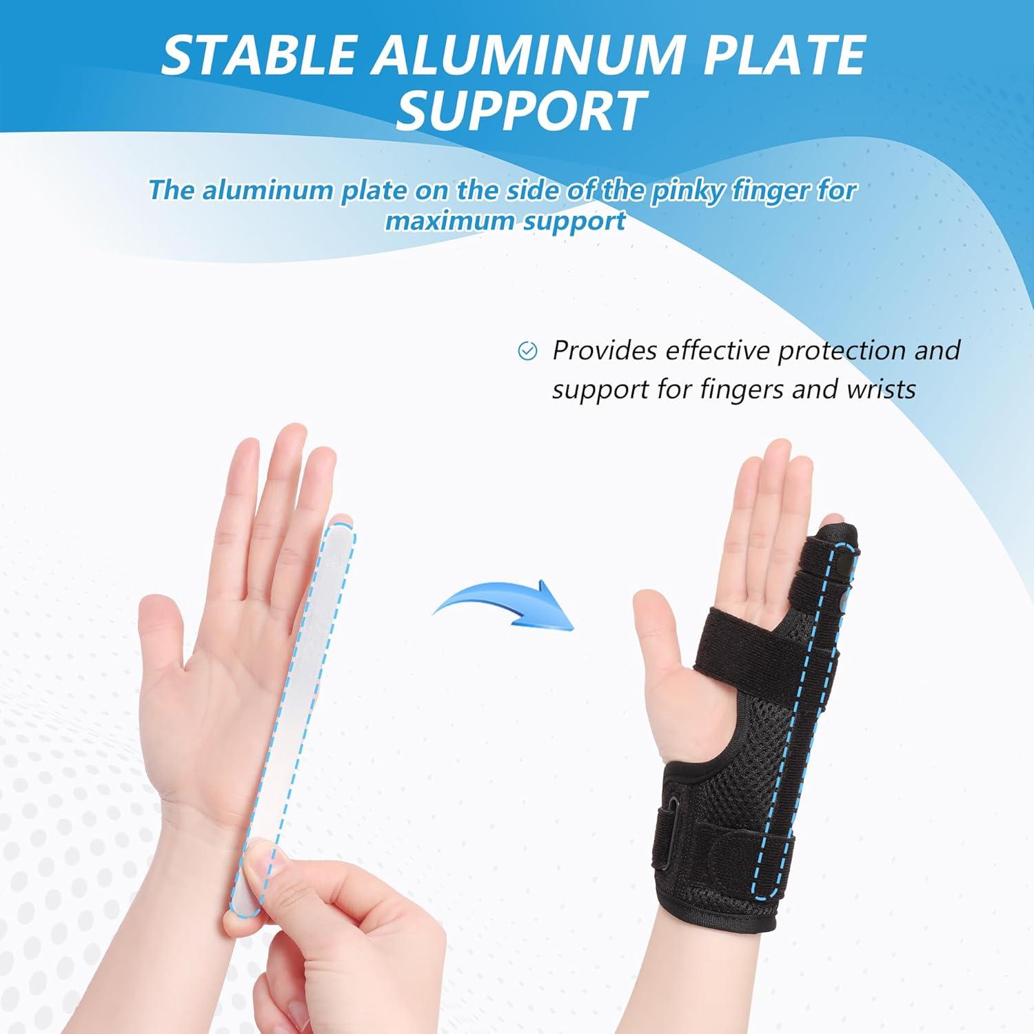 Pinky Finger Splint | Pain Relief Brace for Broken & Trigger Finger ...