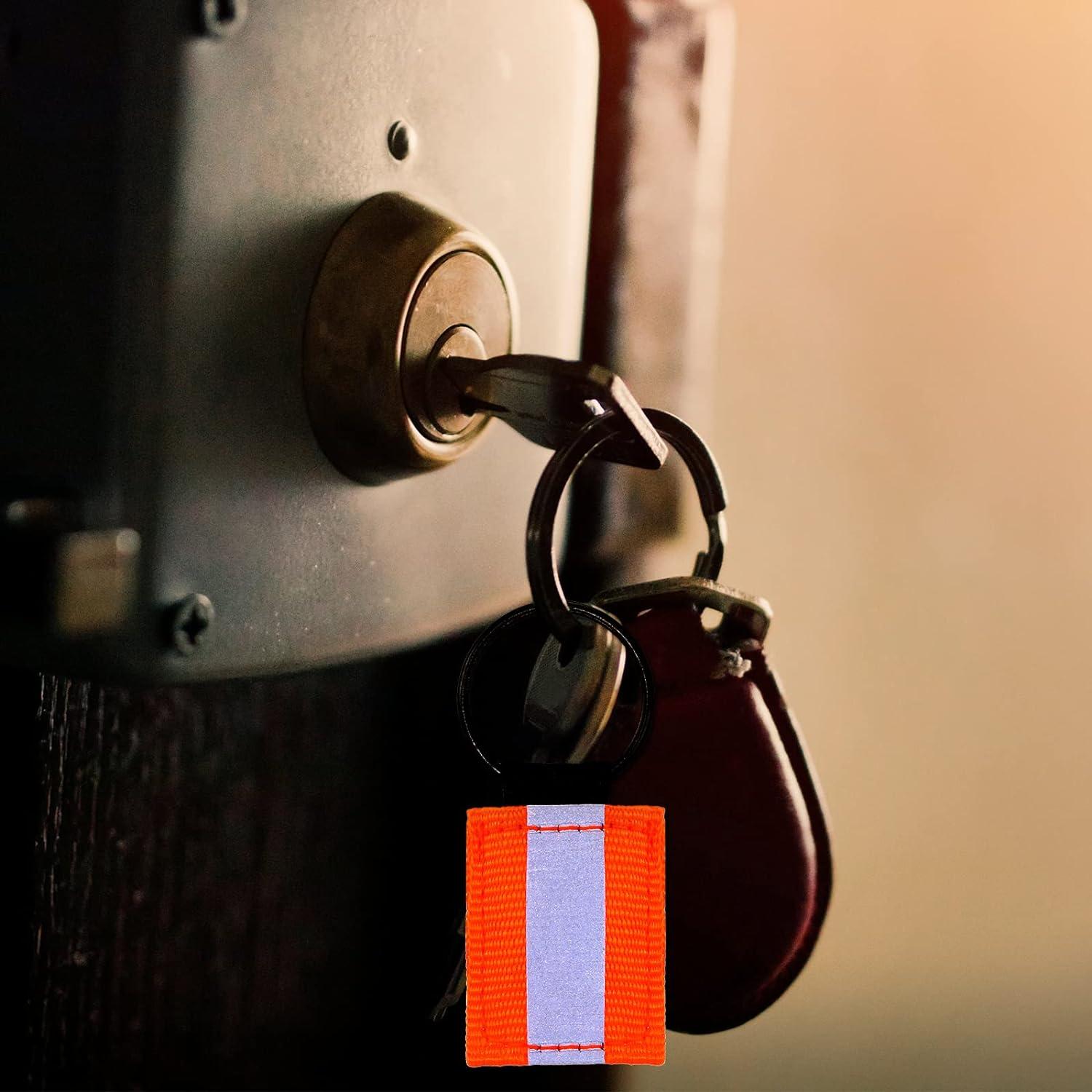 Tuanse 30 Pcs Reflective Zipper Pulls - Double Sided Bright Nylon ...