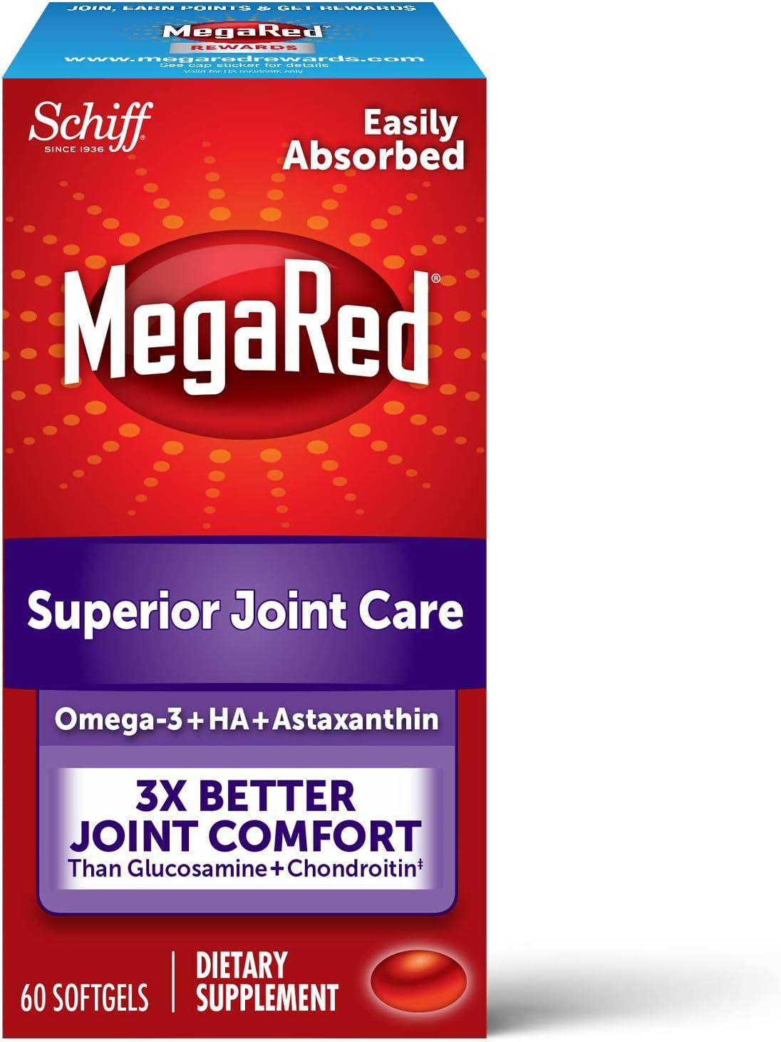 2-Pack Megared Joint Care Softgels, 120 Count | Buy Now with Express ...
