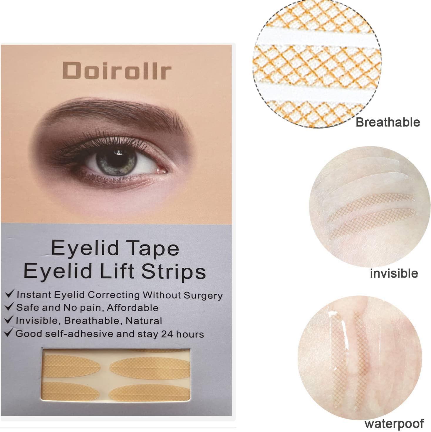 480Pcs Large Invisible Eyelid Tape Strips for Droopy Hooded Mono ...