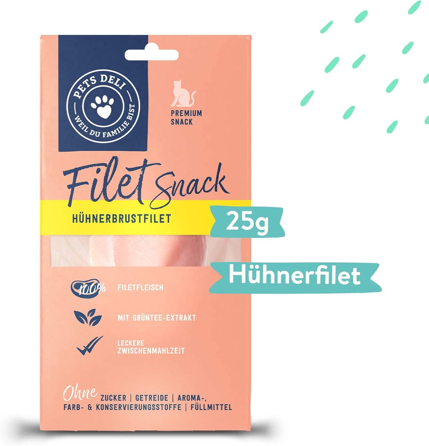 Pets Deli Chicken Breast Fillet Snacks for Cats - Sugar & Gluten-Free ...