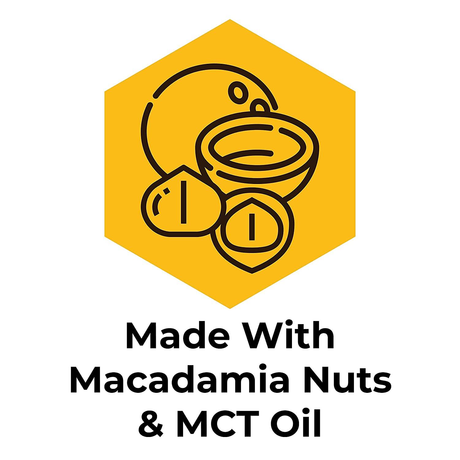 Keto Almond Butter with MCT Oil & Macadamia Nuts | No Sugar Added Low ...