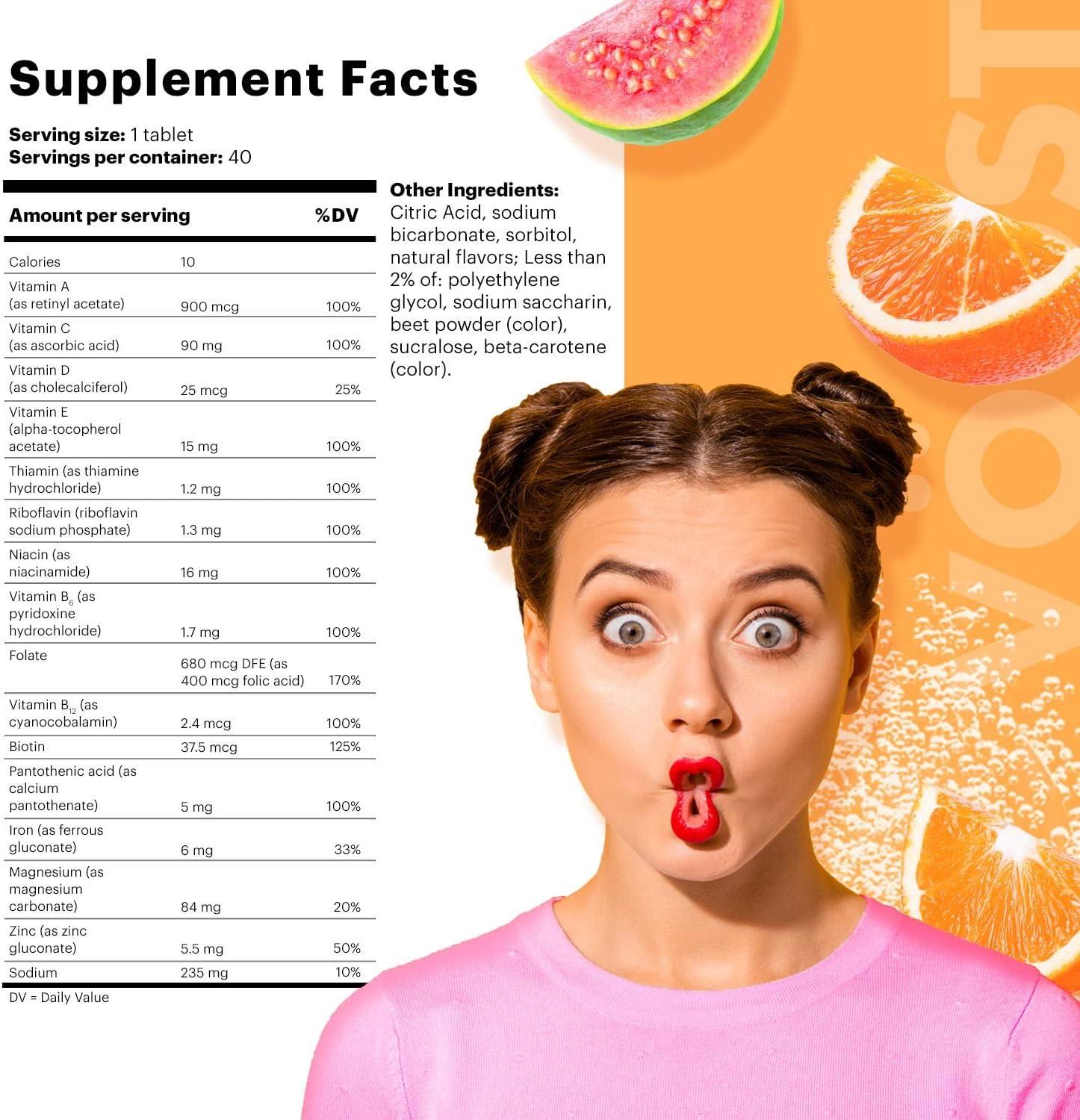 Voost Beauty Vitamin & Women's Multivitamin Effervescent Drink Tablets ...