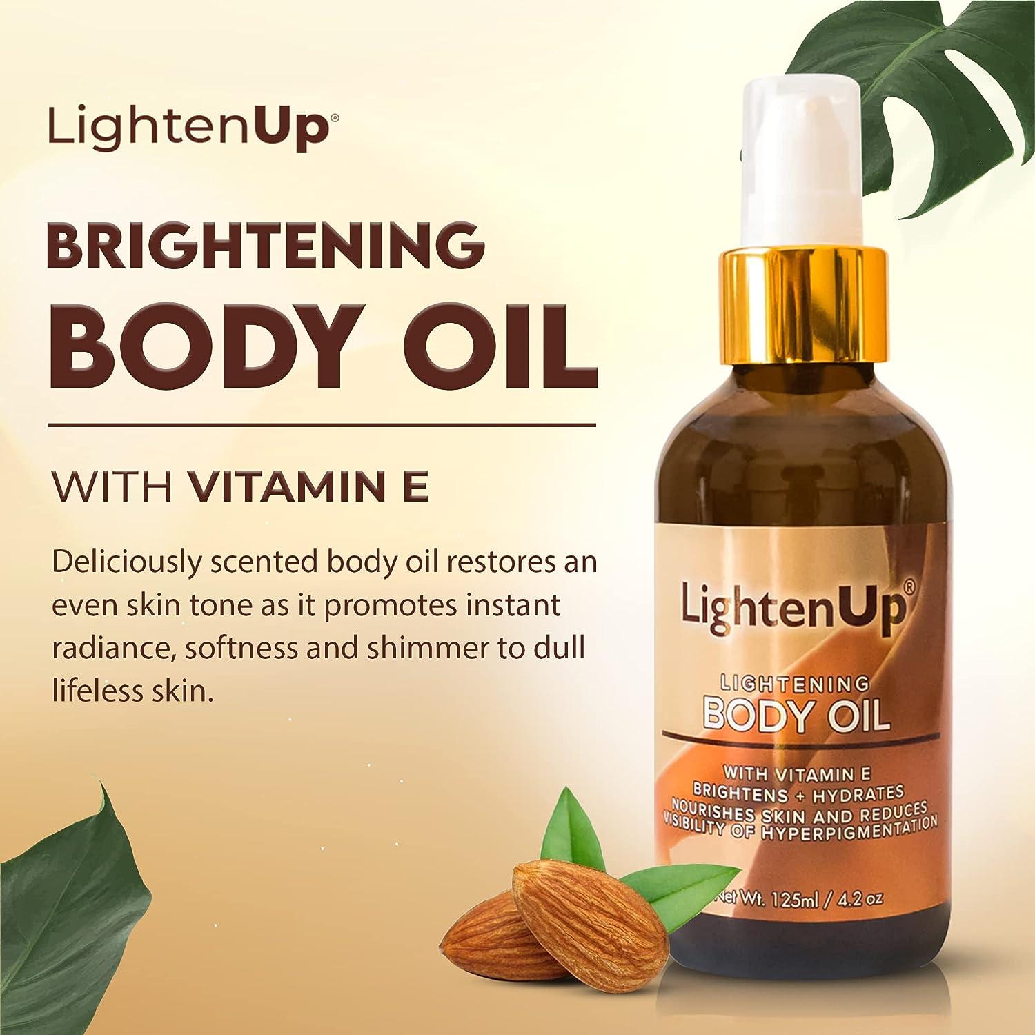 OMIC LightenUp Brightening Body Oil - 4.2 fl oz - Dark Spot Remover for ...