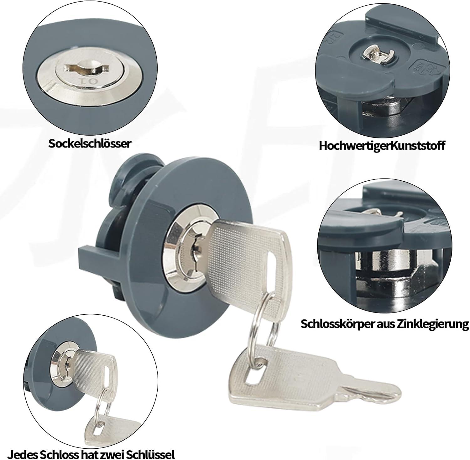 4-Piece Child Locking Socket Protection Set | Secure Baby Safety Locks ...