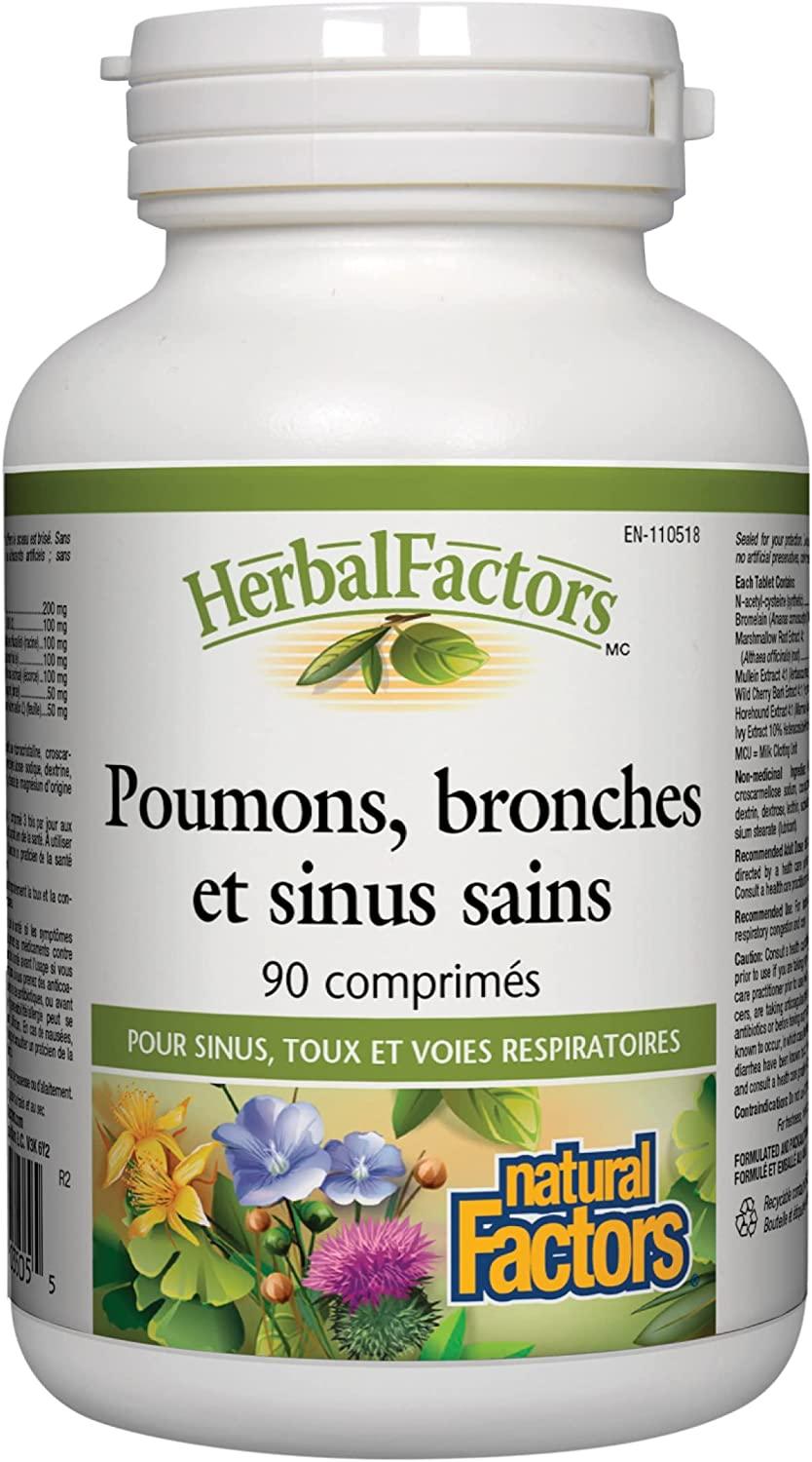 Lung, Bronchial & Sinus Health | Natural Factors Supplement for Easy ...